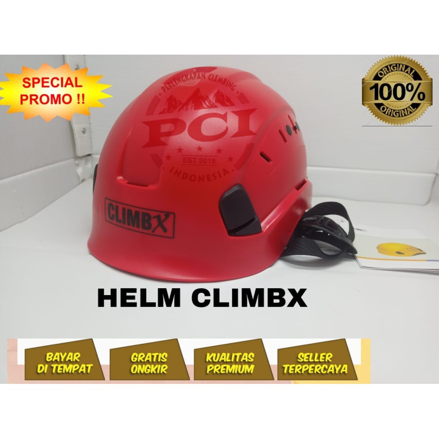 Jual HELM CLIMBING CLIMBX MERAH | Shopee Indonesia