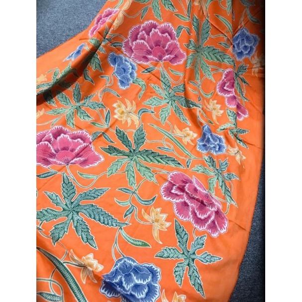 Jual KAIN BATIK ENCIM/ MOTIF BUNGA BESAR/ BAHAN PRIMIS HALUS/ ASLI ...