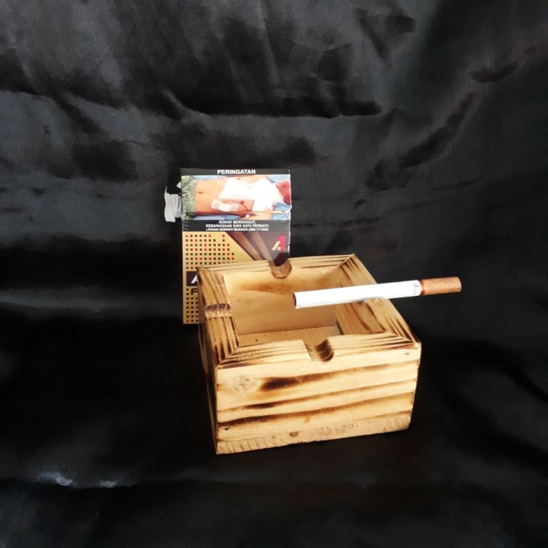Jual asbak rokok/asbak rokok unik/asbak kayu jati belanda | Shopee ...