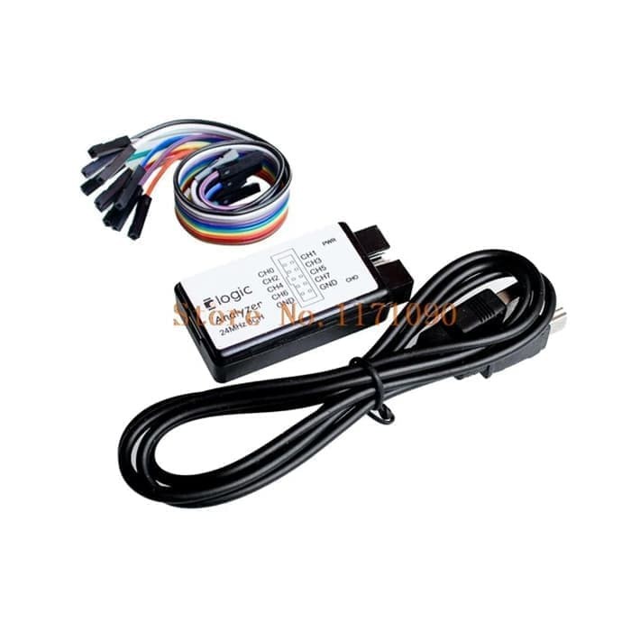 Jual Usb Logic Analyzer 24m 8ch Arduino Mcu Arm Fpga Dsp Debug Tool