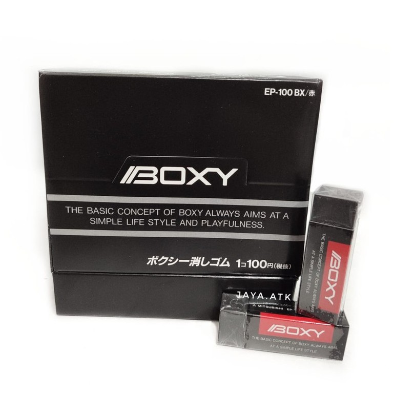 Jual PENGHAPUS PENSIL HITAM STIP BOXY EP-100 BESAR MITSUBISHI BLACK ...