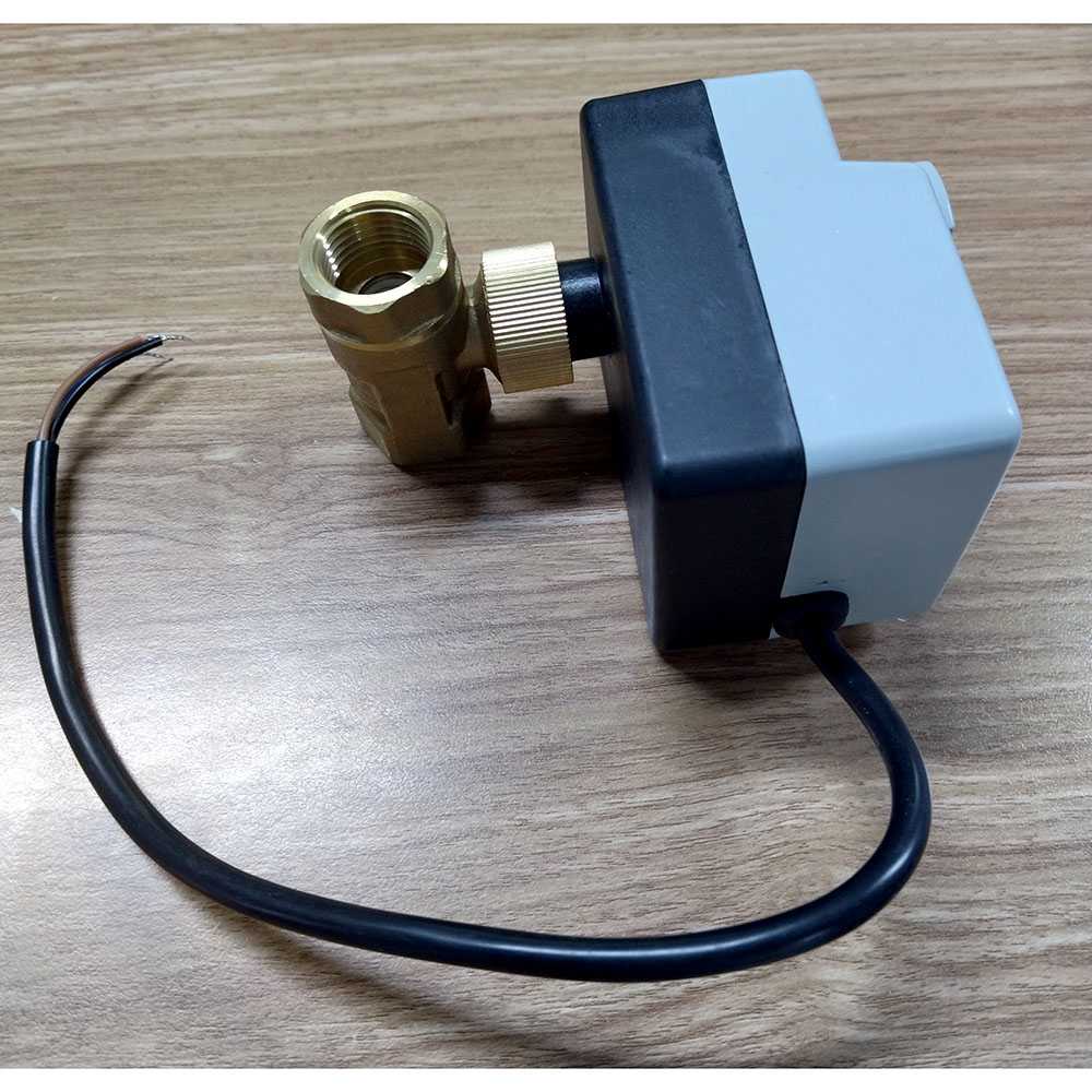 Jual NBCJ Brass Motorized Ball Valve Electric Actuator 2 Way DN15 ...