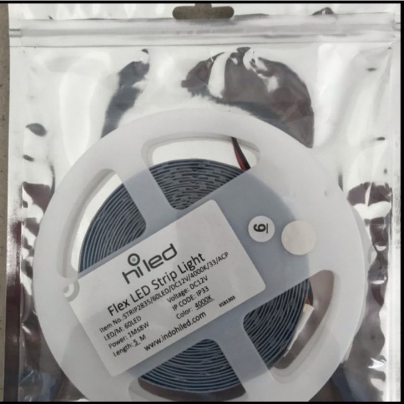Jual Hiled LED Strip 2835 12v 60 LED Ip33 5 meter | Shopee Indonesia