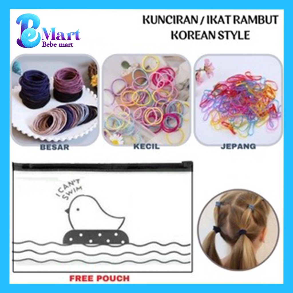 Jual KUNCIRAN IKAT RAMBUT GELANG KARET JEPANG | Shopee Indonesia