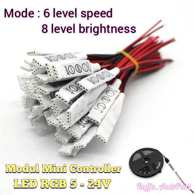 Jual Modul Mini Dimmer Controller Led RGB 5-24V | Shopee Indonesia