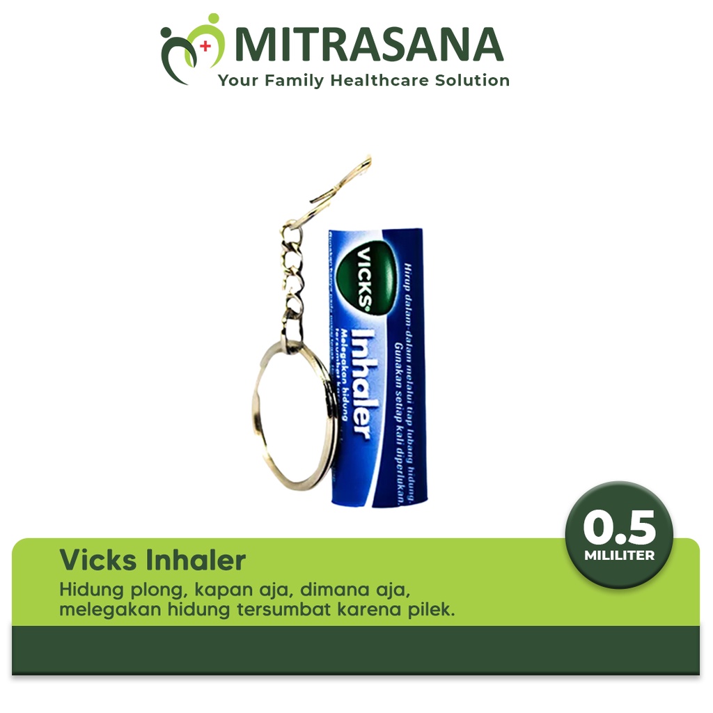 Jual Vicks Inhaler 0.5 ML / Pereda Pilek Hidung Tersumbat / Pelega ...