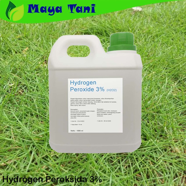 Jual Hydrogen Peroksida Peroxide 3% H2O2 1 Liter | Shopee Indonesia