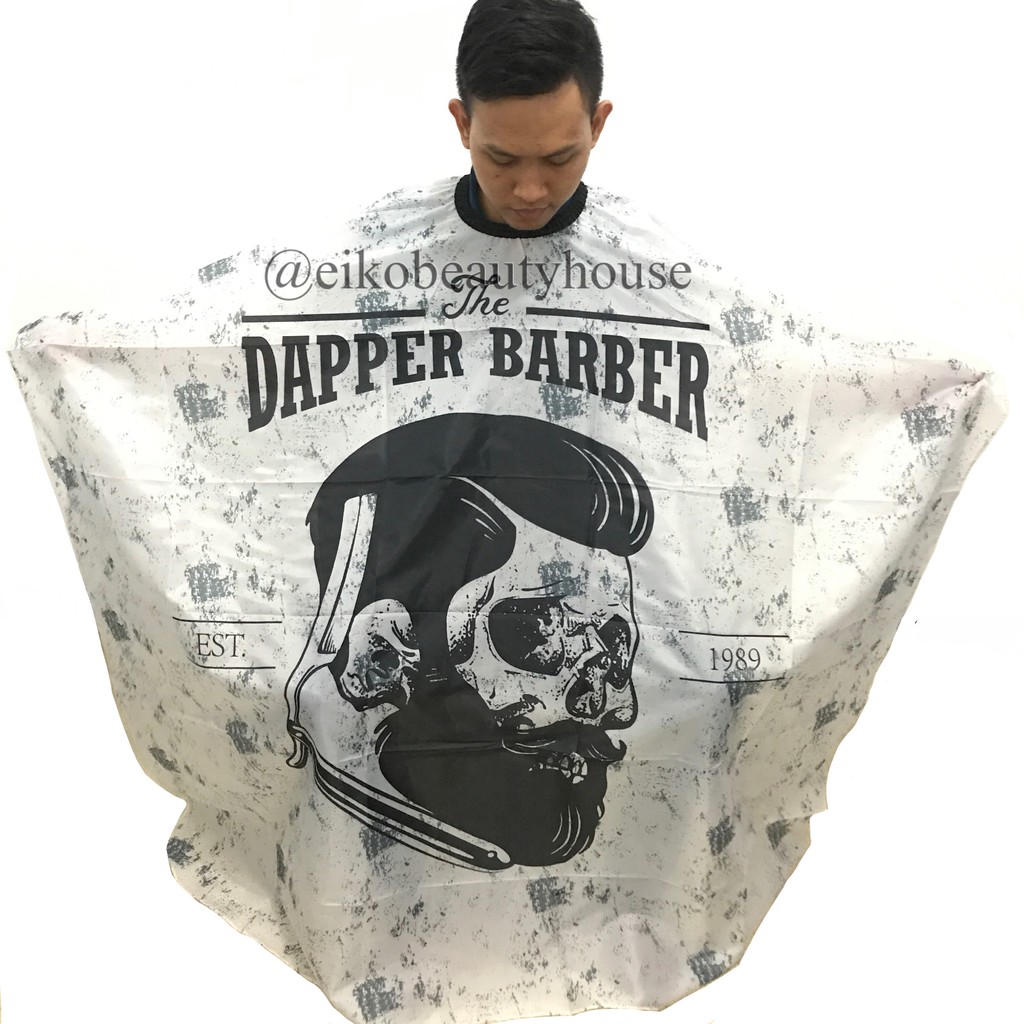 Jual Kain Kip Kep Cape Potong Pangkas Cukur Rambut Salon Barber Corak ...