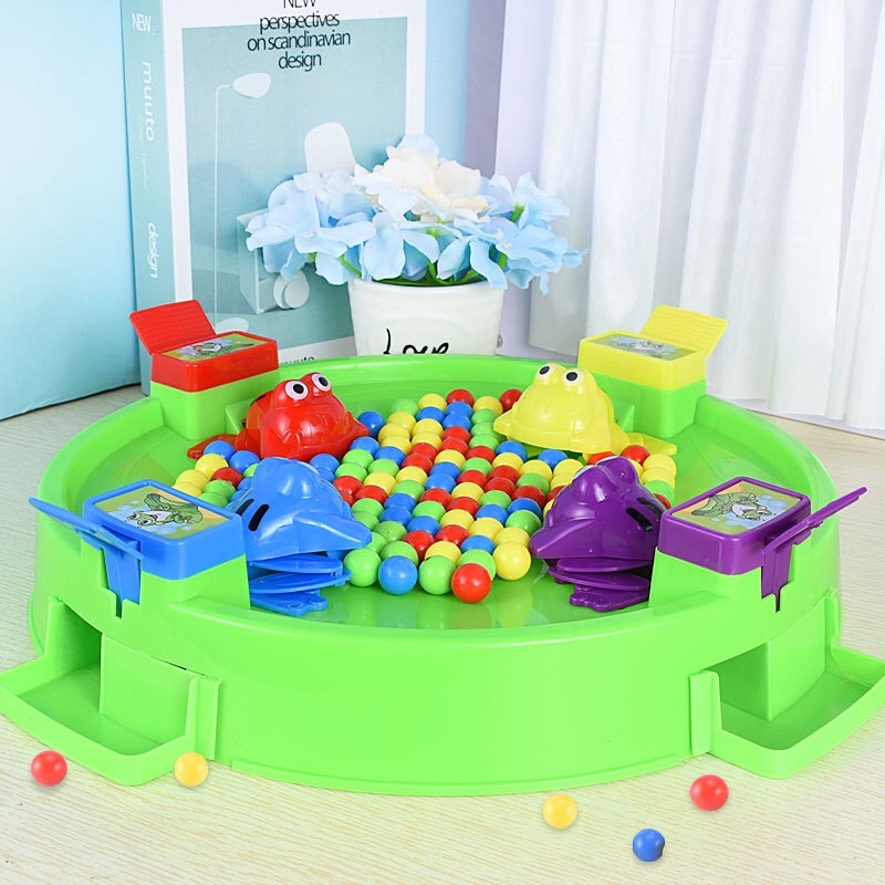 Jual Scramble Game Hungry Frogs Kodok Katak Makan Bola / Mainan Edukasi ...