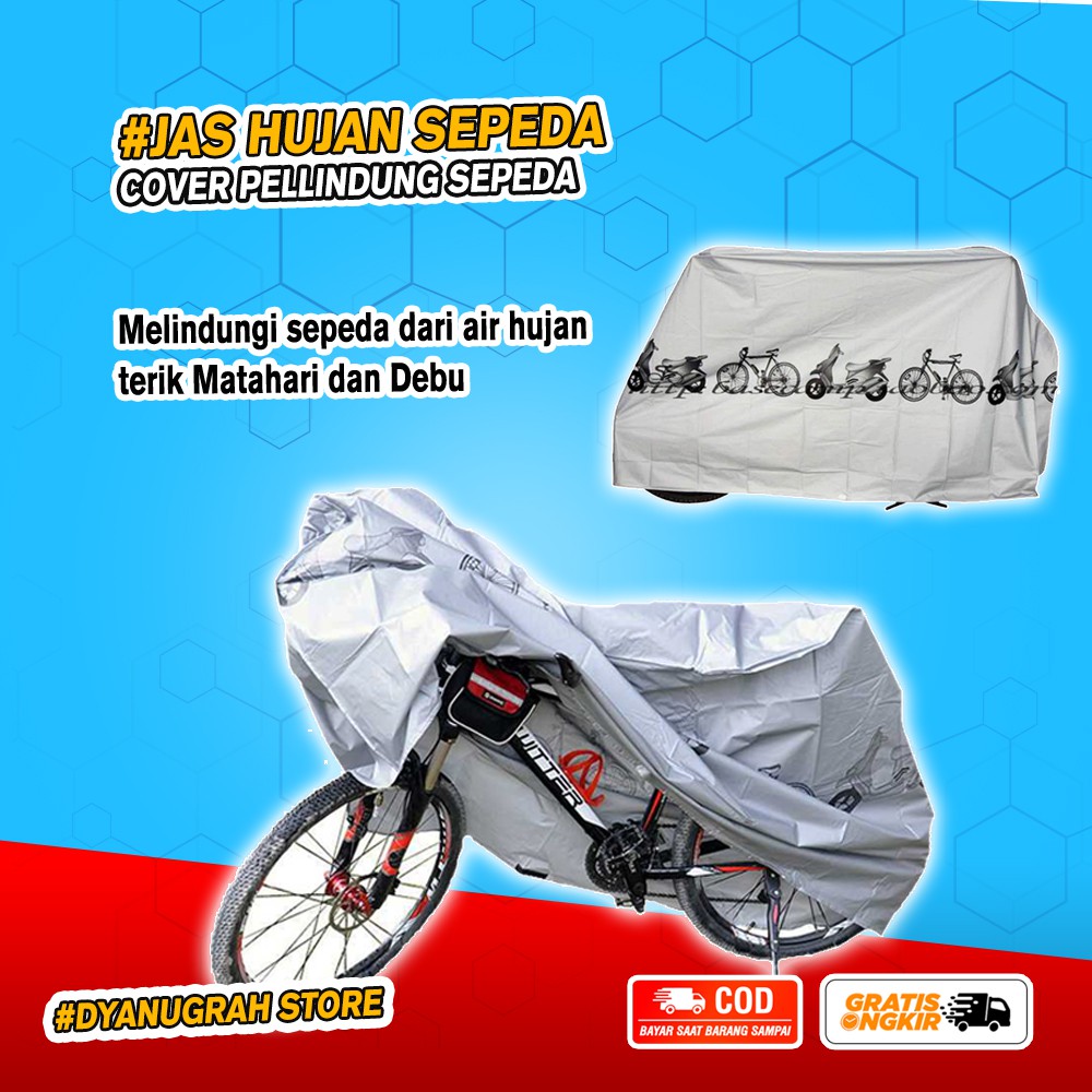 Jual Cover Sepeda Pelindung Sepeda Selimut Sepeda Mantel Sepeda Anti ...