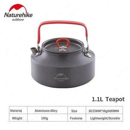 Jual TEKO AIR PANAS NATUREHIKE NH17C020-H ALUMUNIUM TEKO CAMPING KETTLE ...