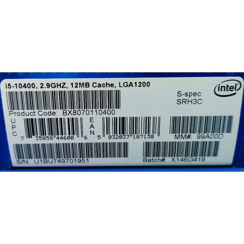 Jual PROCESSOR INTEL CI5-10400 LGA 1200 BOX ( 2.9GHz ) | Shopee Indonesia