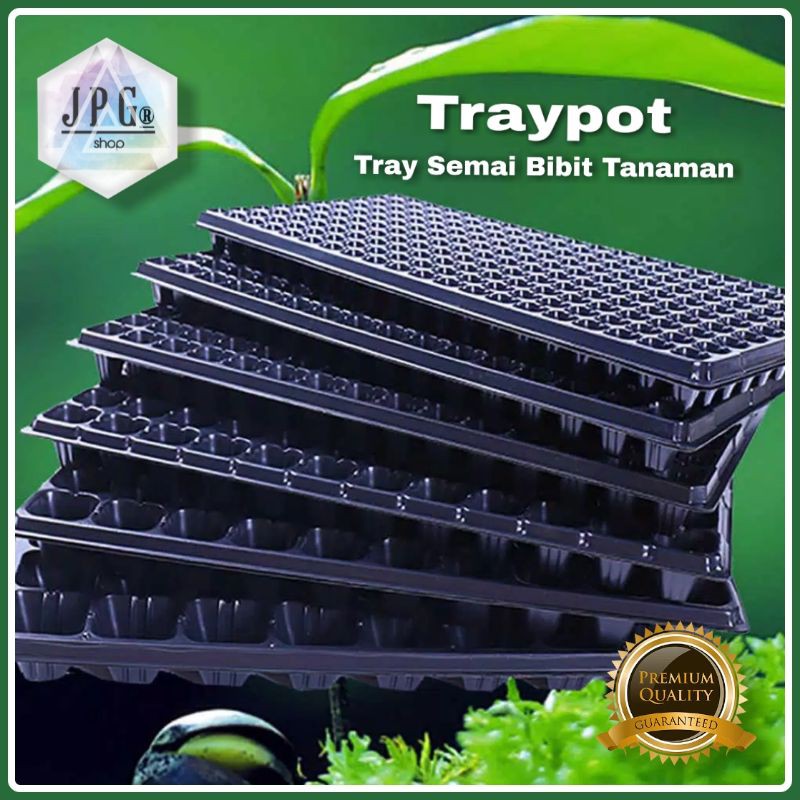 Jual Traypot Tray Semai Bibit Tanaman Seedling Tray Berbagai Ukuran ...