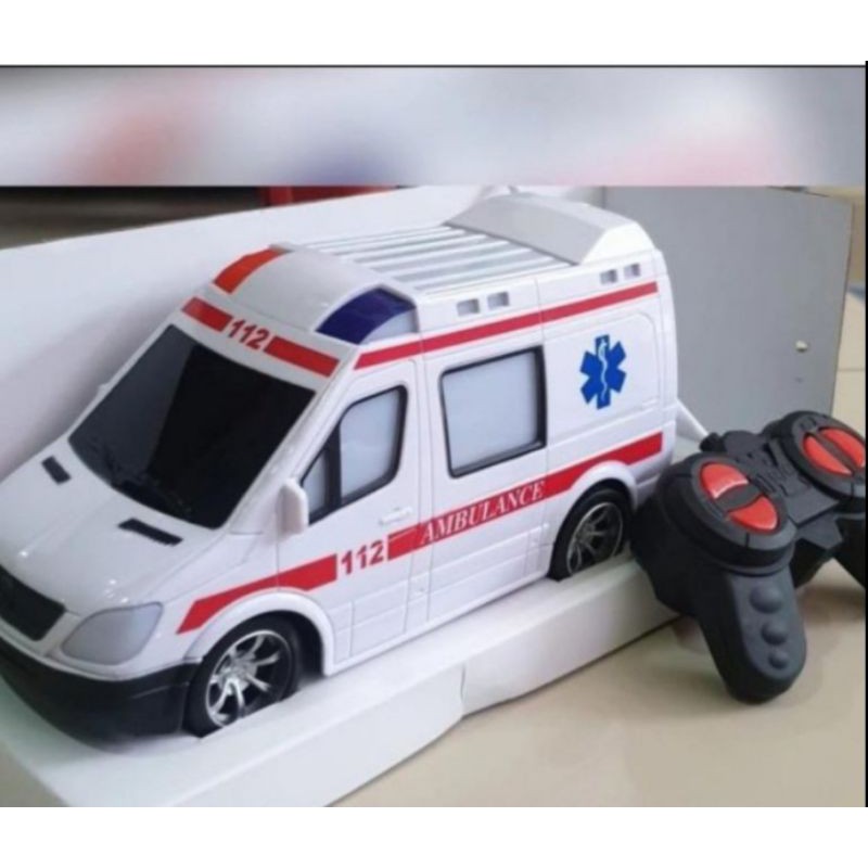 Jual Mobil Remote Control Ambulan Mobil RC Ambulance | Shopee Indonesia