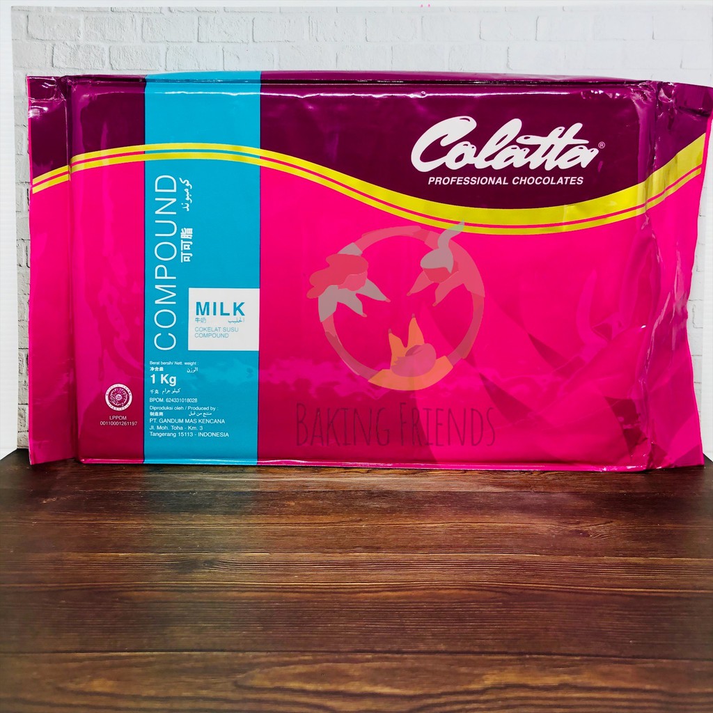 Jual Colatta Milk Chocolate Compound 1KG / Cokelat Batangan 1 KG/Coklat ...
