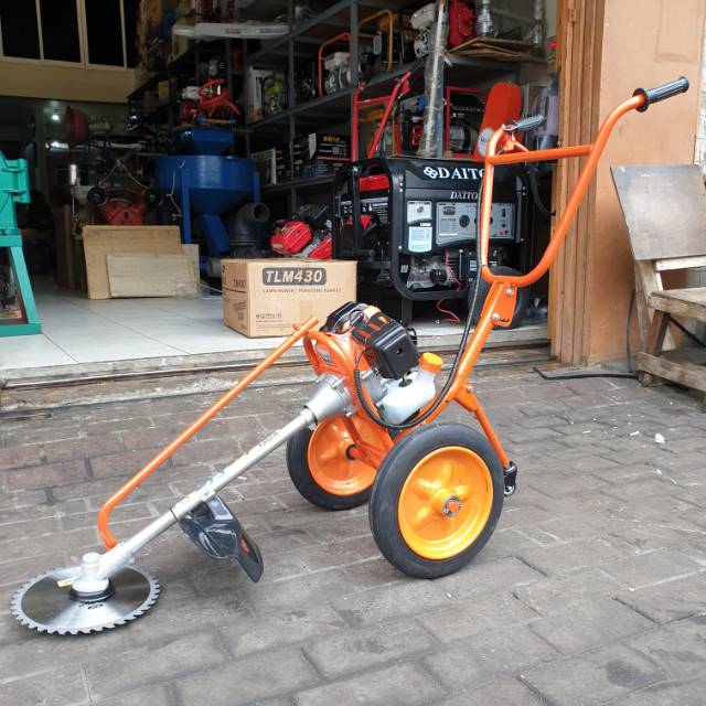 Jual MESIN POTONG RUMPUT MESIN BABAT RUMPUT MODEL DORONG TASCO TLM 430 ...