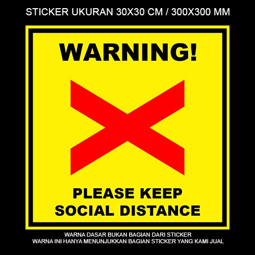 Jual Sticker Kursi Social Distancing / Sticker Jaga Jarak | Shopee ...