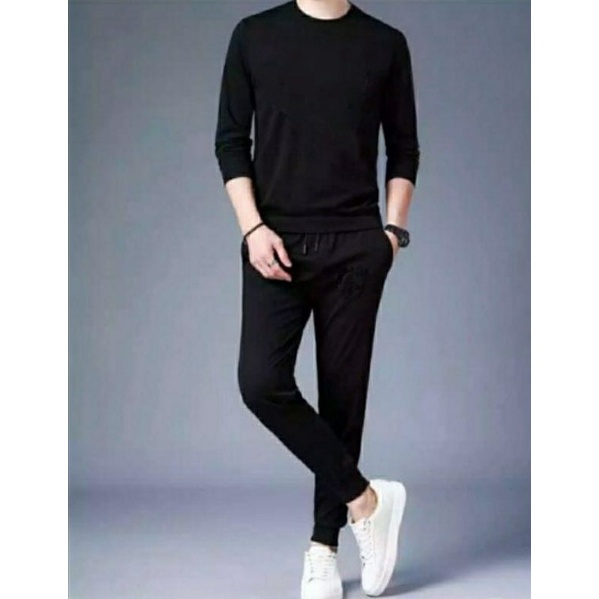 Jual SETELAN PRIA POLOS TERBARU / SETELAN PRIA SATU SET / SETELAN PRIA ...