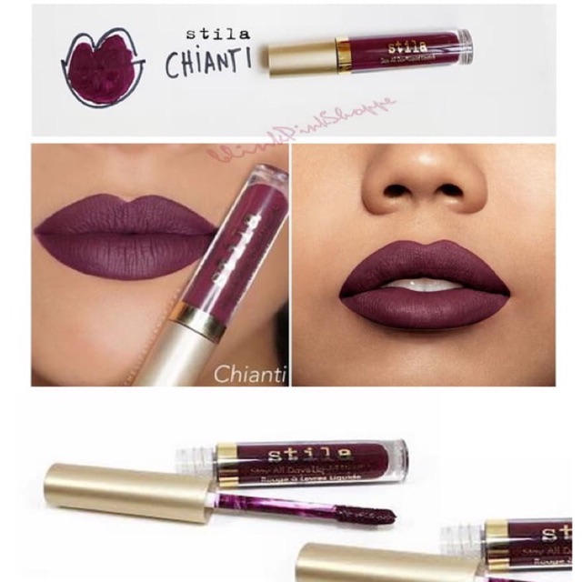 Jual Stila All Day Liquid Lipstick in Chianti / Como | Shopee Indonesia