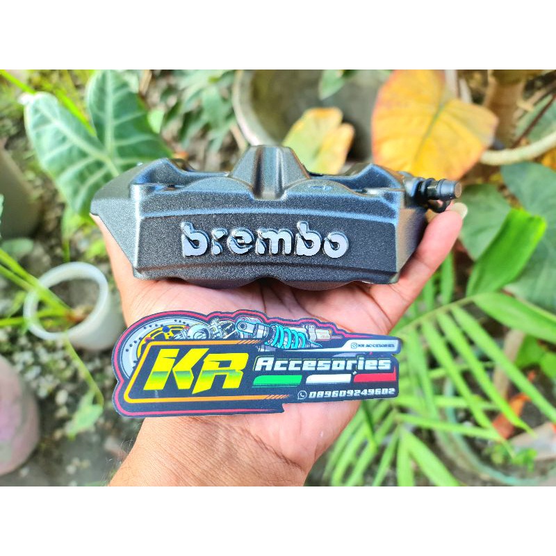 Jual Kaliper brembo m4 l3 import grade a 4 piston | Shopee Indonesia
