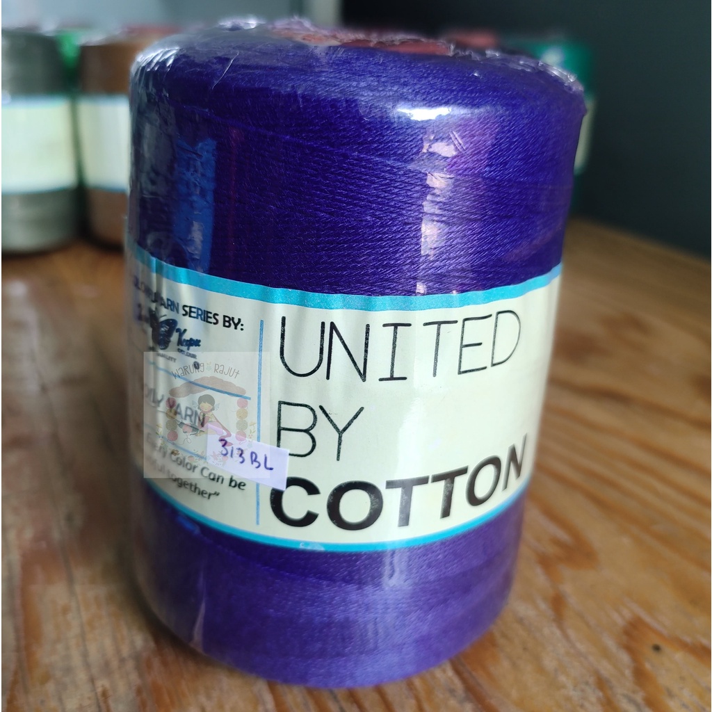 Jual Benang Rajut Jala PE - Doily Yarn 300 gr United | Shopee Indonesia