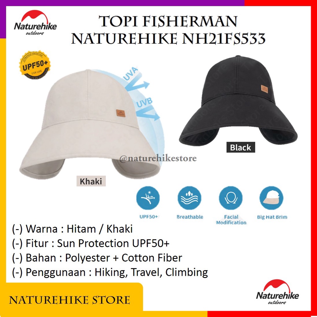 Jual Topi Fisherman Hat Outdoor Rimba Nelayan Sun Protection Anti Panas ...