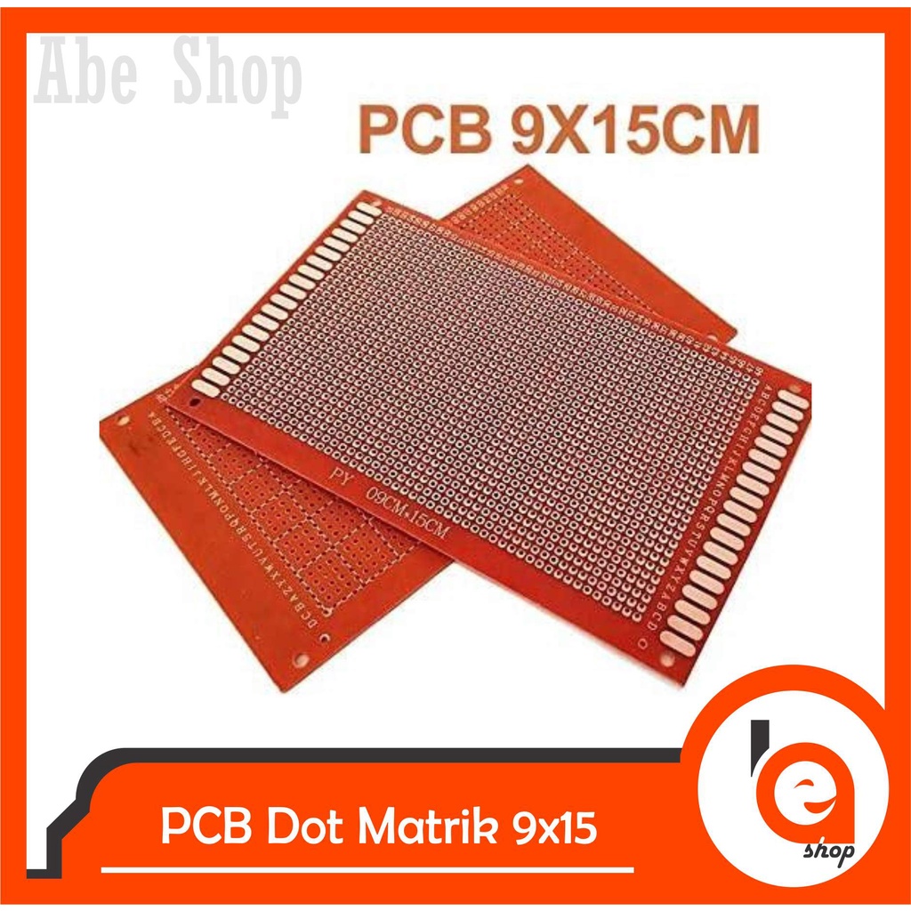 Jual PCB Dot Matrix Fiber 9x15 cm Circuit Board Solder Lubang IC 9X15 9X15CM | Shopee Indonesia