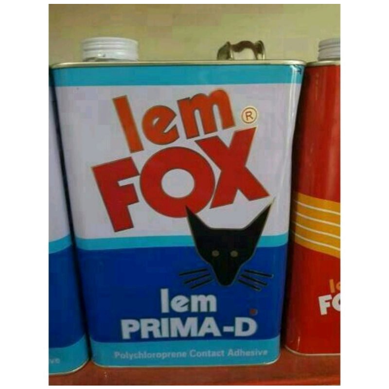 Jual Lem Fox Prima D Kuning Galon ( 2,5 kg ) untuk Tacon PVC Sheet ...