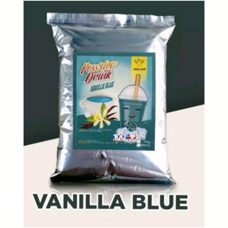 Jual Bubuk minuman reguler rasa VANILA BLUE(1kg) | Shopee Indonesia