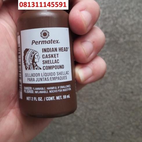 Jual Lem Permatex Indian Head Gasket Shellac Compound - 59ml | Shopee ...