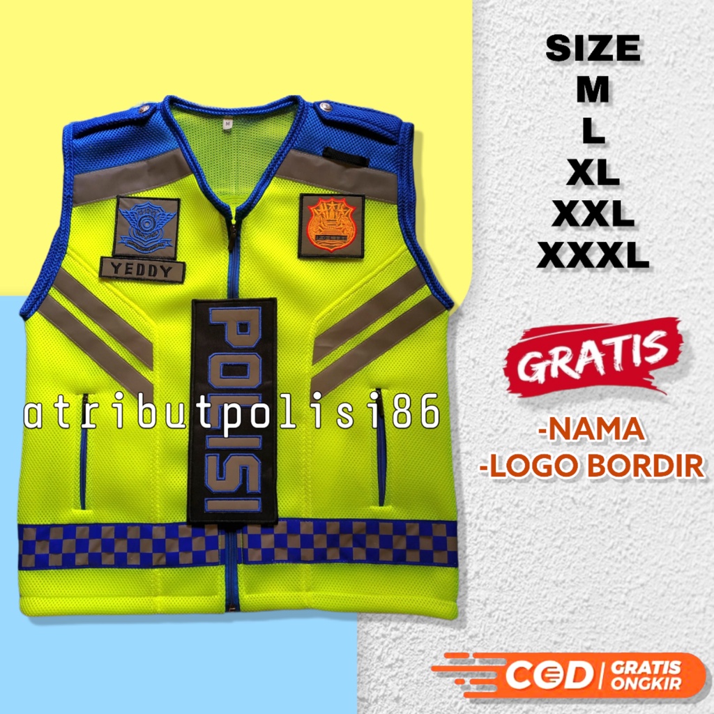 Jual Rompi Lantas / Rompi Polantas / Rompi Polri | Shopee Indonesia