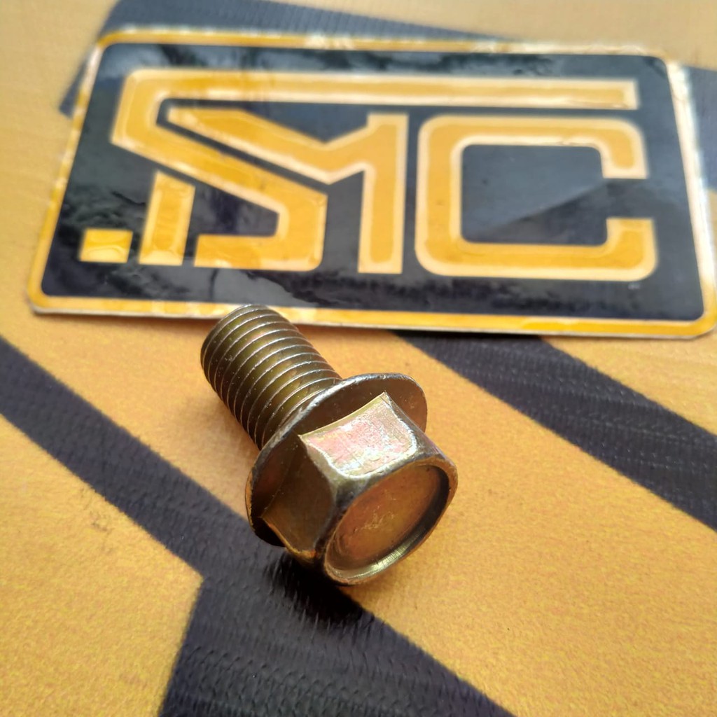 Jual Baut / Baud Tutup Oli Pembuangan Bawah Yamaha M12 X 20MM | Shopee ...