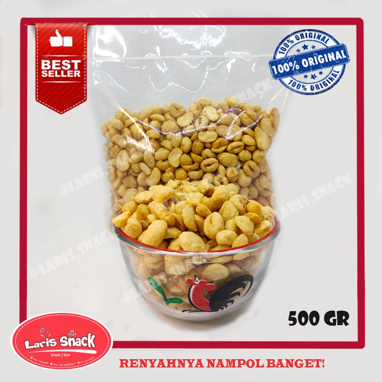 Jual Kacang Bogor Enak Super Gurih Renyah Snack Kiloan 500gr | Shopee ...