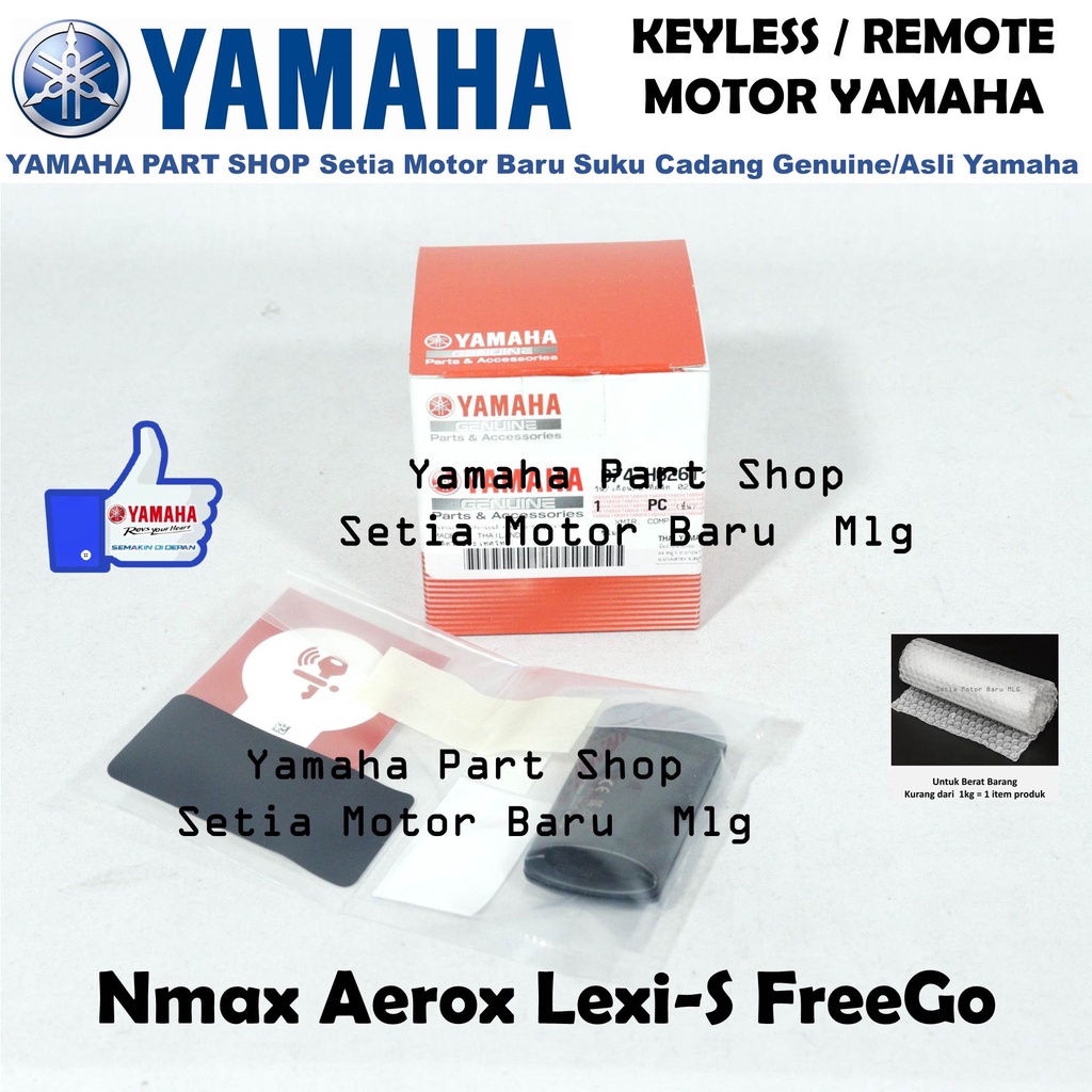 Jual Remote Keyless Kunci Motor Nmax N Max Aerox Lexi S FreeGo Asli ...