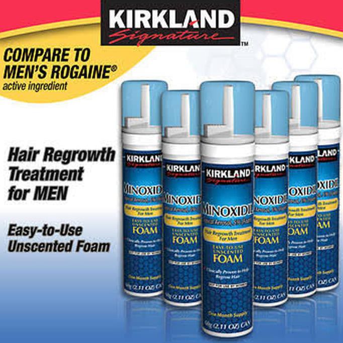 Jual Kirkland Signature Foam Minoxidil Topical Aerosol 5 100 Original