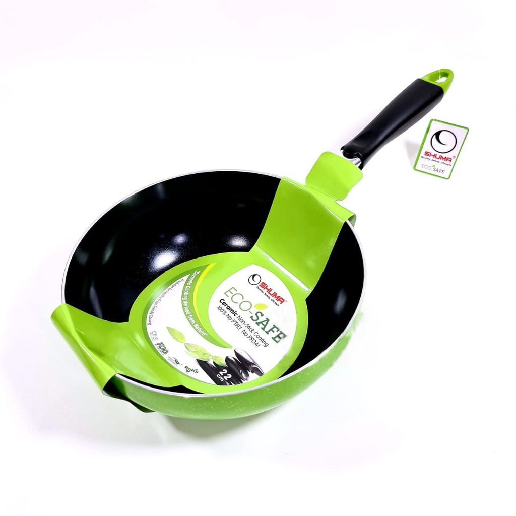 Jual Panci Ceramic SHUMA ECO DEEP PAN 22cm (00232.00048) | Shopee Indonesia