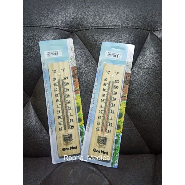 Jual termometer ruangan kayu onemed - termometer ruangan kayu | Shopee ...