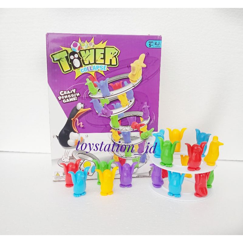 Jual Mainan tower colapse pinguin penguin pilihan keluarga | Shopee ...