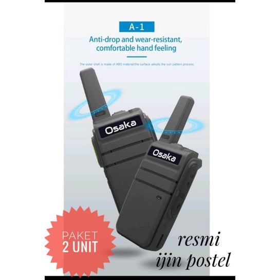 Jual Ht Murah Osaka A1 Japan Harga paket 2 unit | Shopee Indonesia