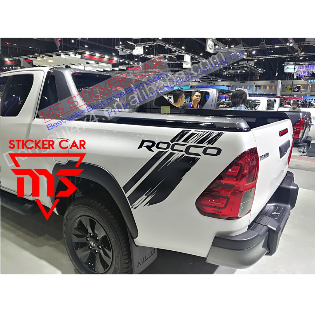 Jual stiker sticker mobil toyota hilux rocco revo sticker bad samping ...
