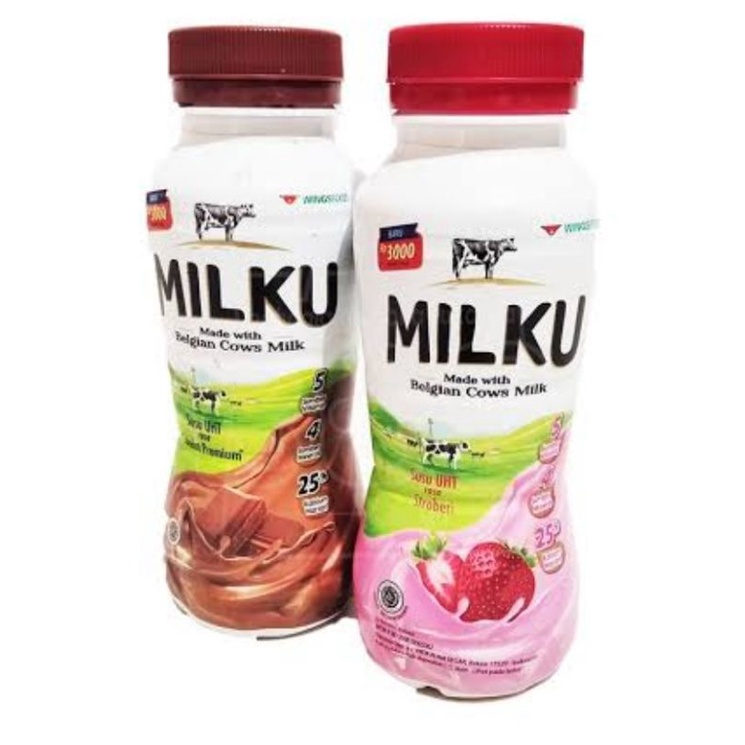 Jual MILKU Susu UHT Kemasan Botol 200 Ml - Beli Banyak = Makin Murah ...