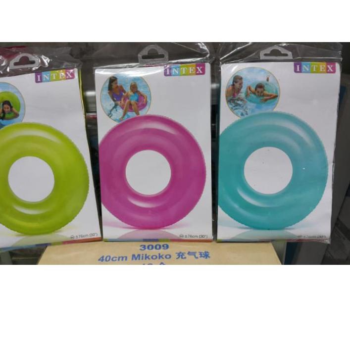 Jual Trend - TERBan Pelampung Bulat Transparent Tubes 76cm INTEX 59260 ...