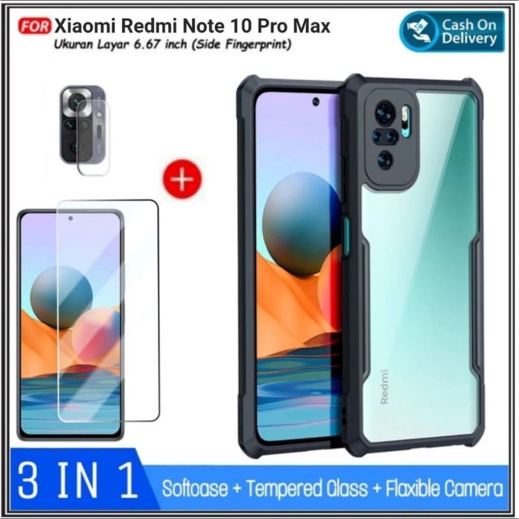 Jual Mondi Store Case Xiaomi Redmi Note 10 Pro Max Casing Transparan ...