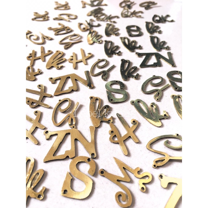 Jual Label Huruf/Label Hijab Logo/Label Cutting/Label hijab besi ...