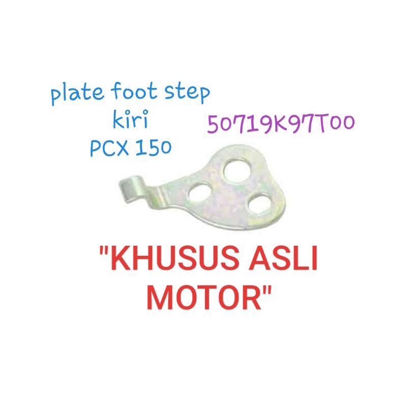 Jual AHM PLATE foot step kiri, plate L step click, original, PCX 150 ...