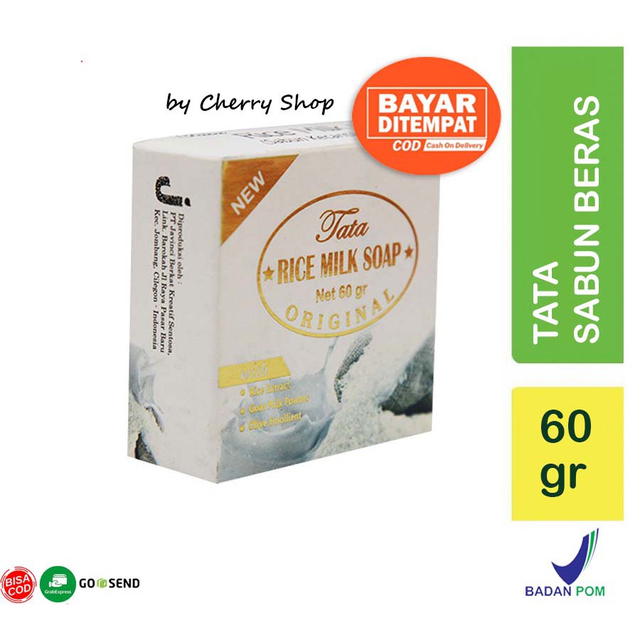 Jual [ORI] [BPOM] Tata Rice Milk Soap/ Sabun Beras/ Sabun Susu 60gr | Shopee Indonesia
