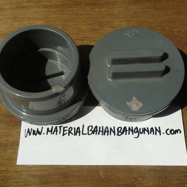 Jual Clen out 2 " D rucika cap putar tutup buka pipa septic tank ...