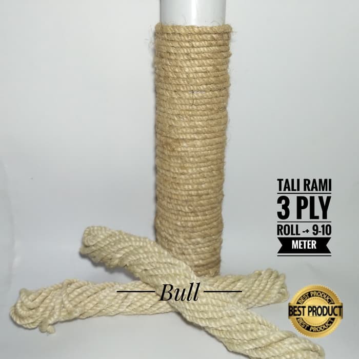 Jual Tali Rami 6mm Dari Serat Alam 2 ply besar -+9-10 meter | Shopee ...
