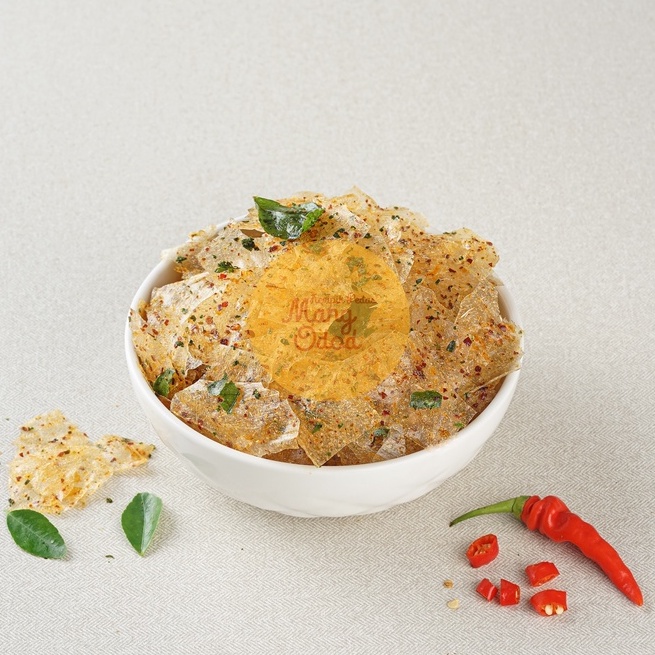 Jual (250 g) Keripik Kaca Hits 3 Varian Rasa! Pedas Jeruk Enak, Renyah ...