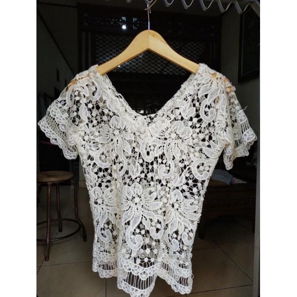 Jual Kebaya Brokat Bali Kerawang | Shopee Indonesia